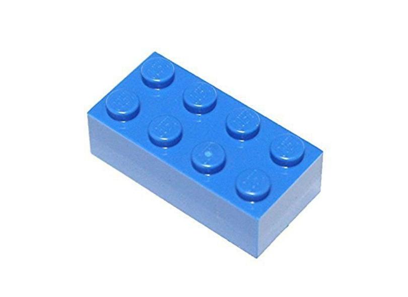 Peças e peças LEGO: azul (azul brilhante) 2x4 tijolo x20 com o Melhor ...