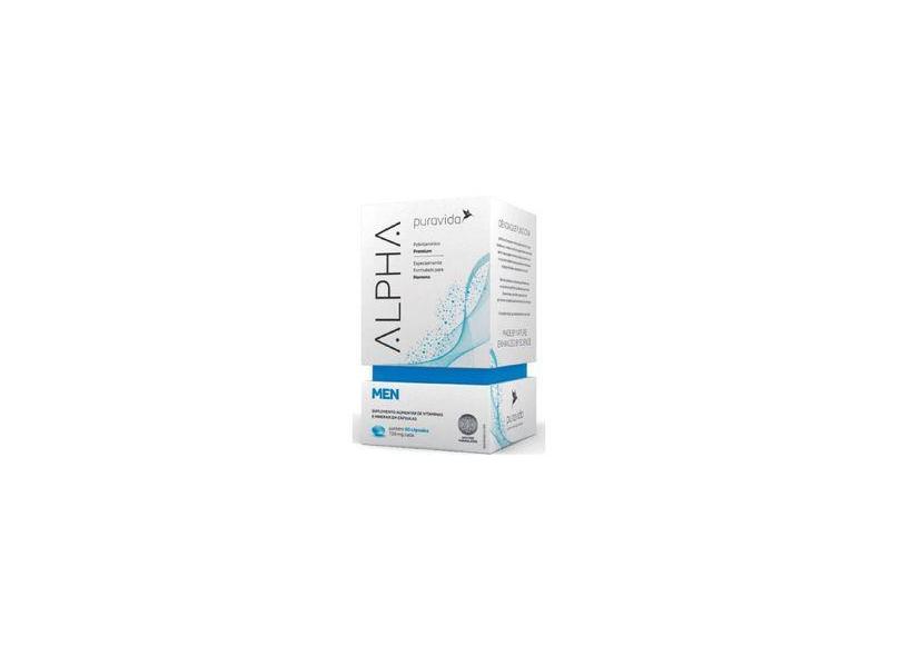 Alpha Men Multivitamínico 750mg (60 Cápsulas) - Pura Vida com o Melhor ...