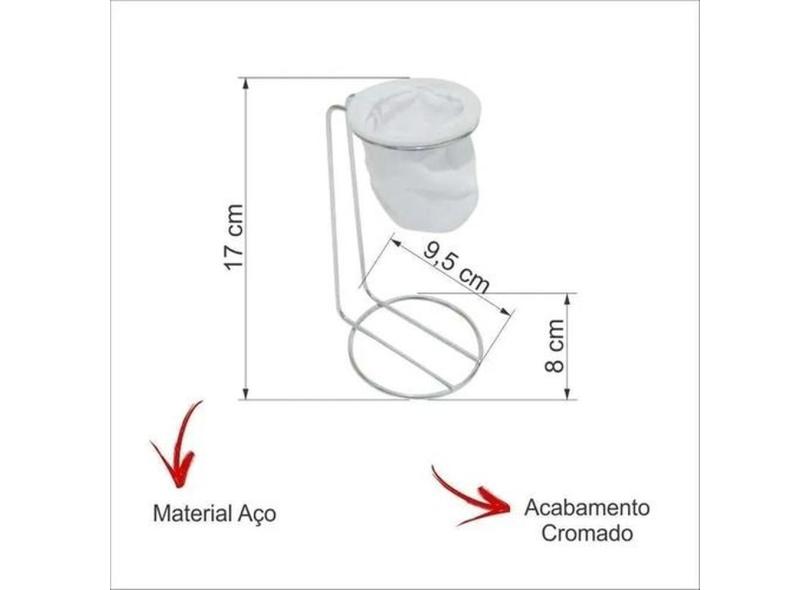 Mini Coador De Café Individual De Metal Suporte Para Xícara com o ...