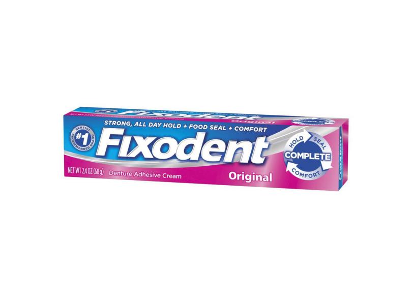 Kit 3 Fixodent Orig 68G Creme Adesivo Para Prótese Dentária com o ...