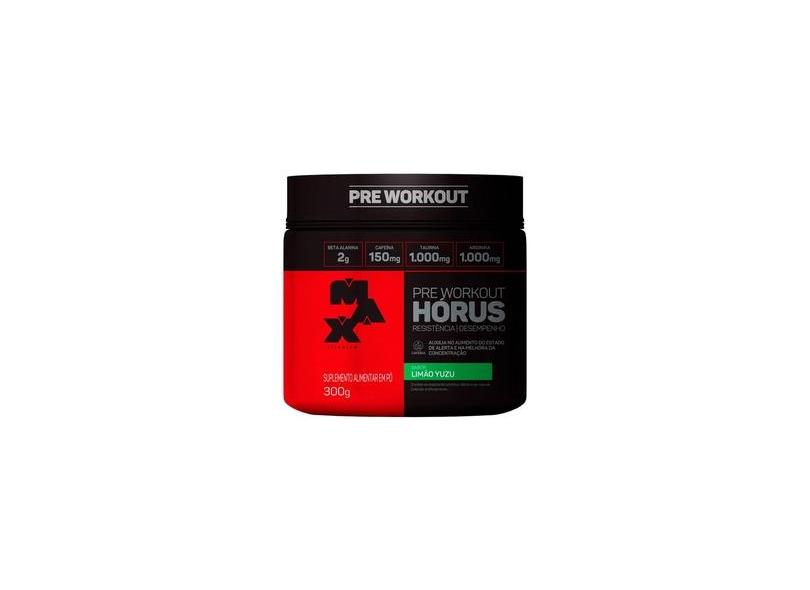 Pre Workout Horus - 300G - Max Titanium - Limão Yuzu com o Melhor Preço ...
