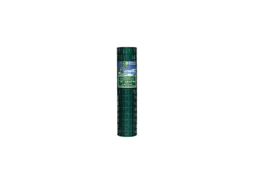 Tela (cerca) Revestida Pvc Tellacor Morlan 1,00mx25m - Verde com o ...