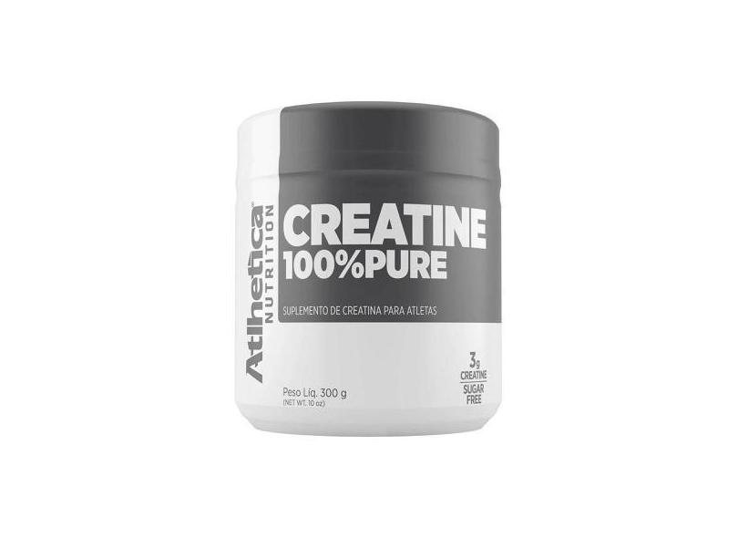 Creatina Mono-Hidratada Atlhetica Nutrition - 100% Pure Em Pó 300G Se ...