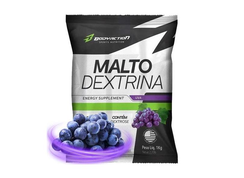 3X Suplemento Energetico Malto Dextrina Dextrose 1Kg Bodyaction com o ...