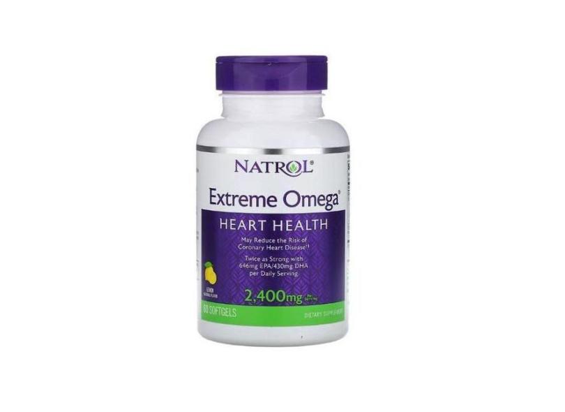 Natrol, Extreme Omega (2,400mg) - 60 Cápsulas Softgels com o Melhor ...