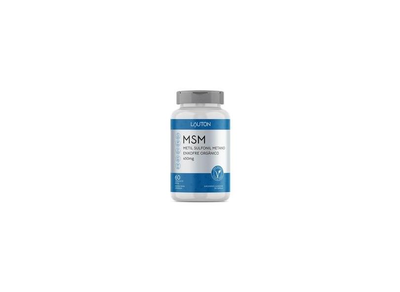 MSM - Metil Sulfonil Metano 450mg - 60 Cápsulas - Lauton Nutrition com ...