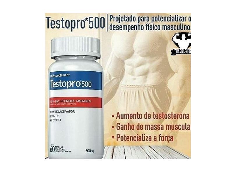 3x Testopro 500mg 60 Capsulas Inove Nutrition com o Melhor Preço é no Zoom