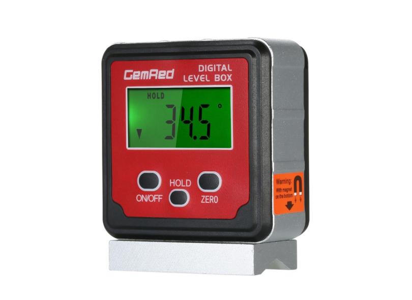 Box Nível GemRed Angle Gauge Digital Visor Angular inclinômetro Nível ...