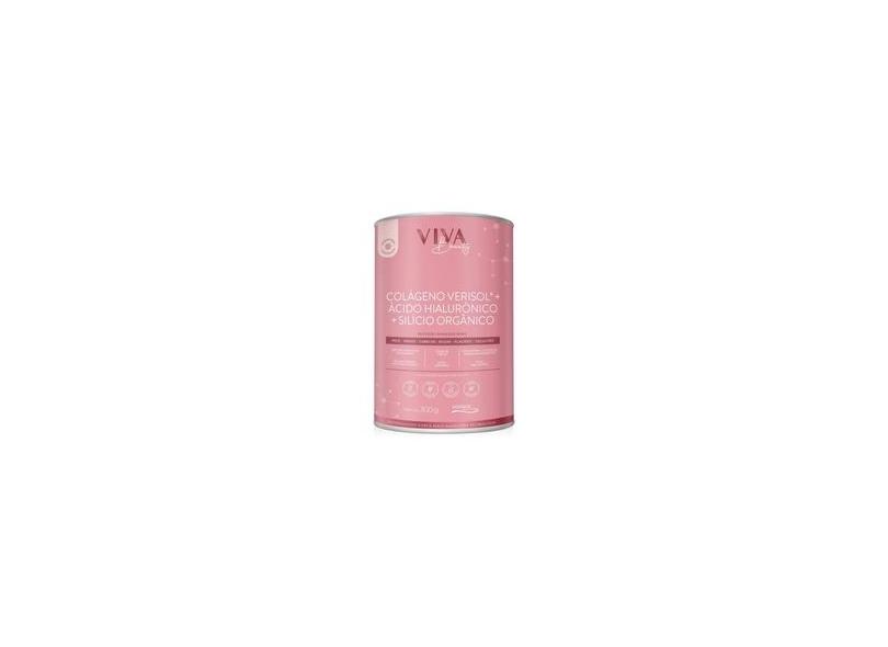 Colágeno Verisol Ácido Hialurônico Silício Orgânico 300g - Viva Beauty ...