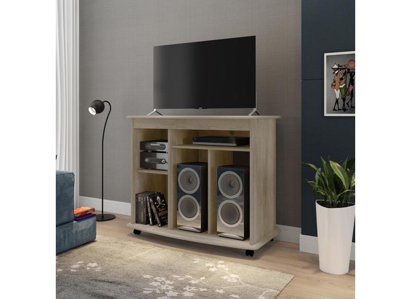 Rack pequeno para quarto ou sala largura 89 cm altura 76 cm cor bege ...