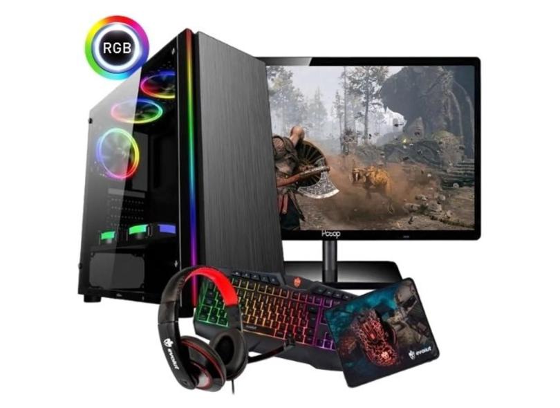 Pc Gamer Intel/ Core I5/ 8gb/ Geforce 2gb / Wi-fi/ Led com o Melhor ...