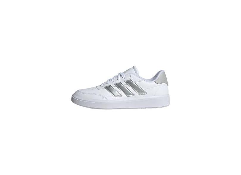 Tênis Casual Feminino Courtblock Branco Prata Adidas IF6465 com o ...