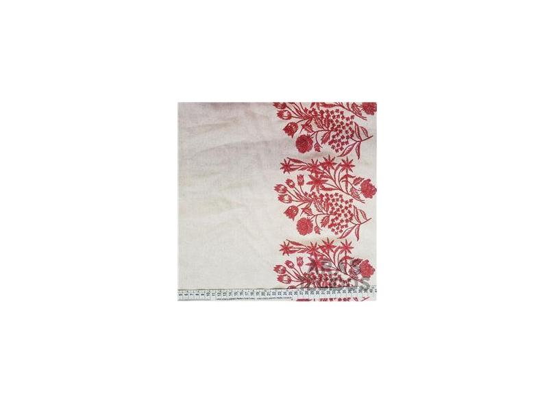 Tecido Linho Bordado 1,40m Floral Tipo Cor com o Melhor Preço é no Zoom