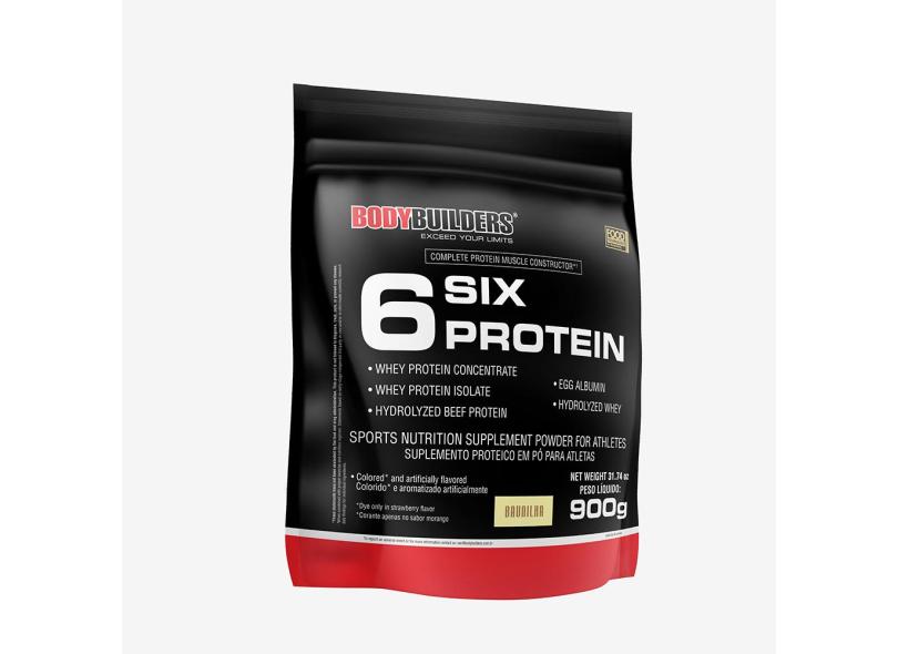 WHEY PROTEIN CONCENTRADO - 6 SIX PROTEIN 900G – BODYBUILDERS SABOR ...