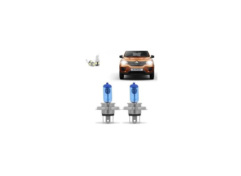 Kit Lampadas Renault Kwid 2017 2018 2019 2020 Super s Para Farol H4 60 ...