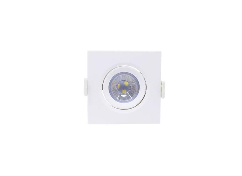 Spot de Embutir LED 3W Luz Bivolt Quadrado Empalux com o Melhor Preço é ...