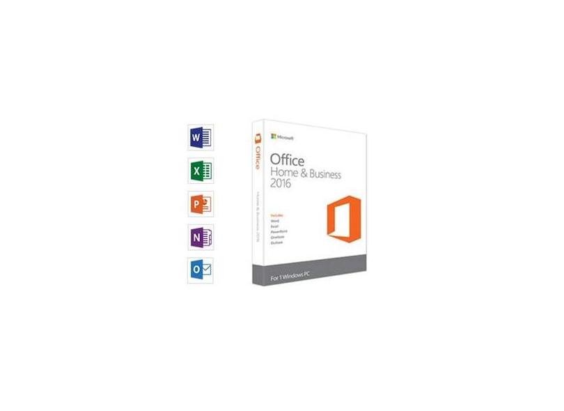 Microsoft Office Home and Business 2016 32/64 Bits - FPP Box - T5D ...