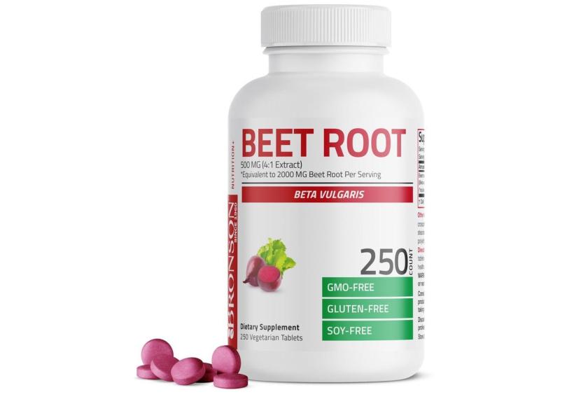 Suplemento Bronson Beet Root Extra Strength 250 comprimidos em Promoção ...