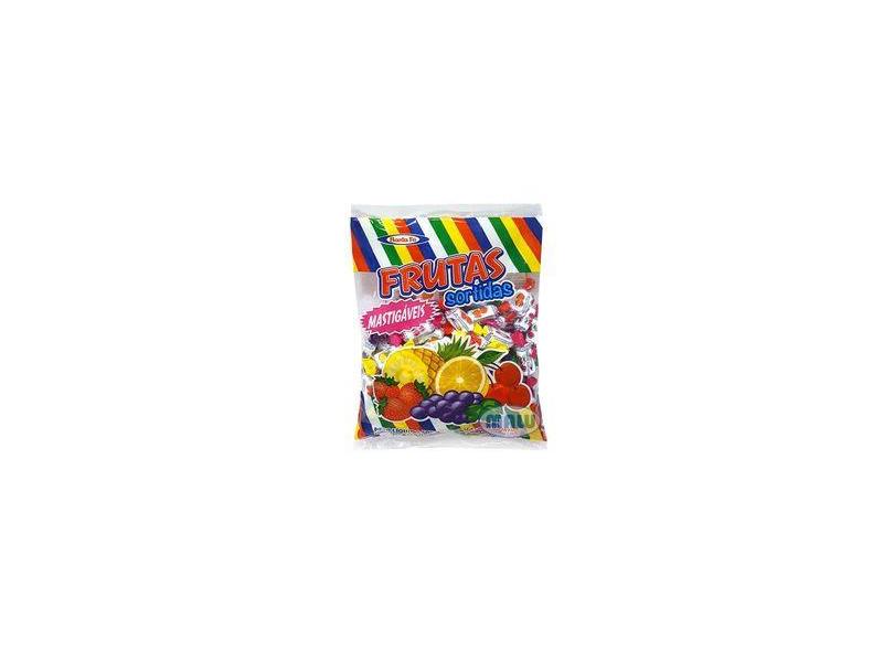Bala Mastigáveis Frutas Sortidas - 500g em Promoção é no Buscapé