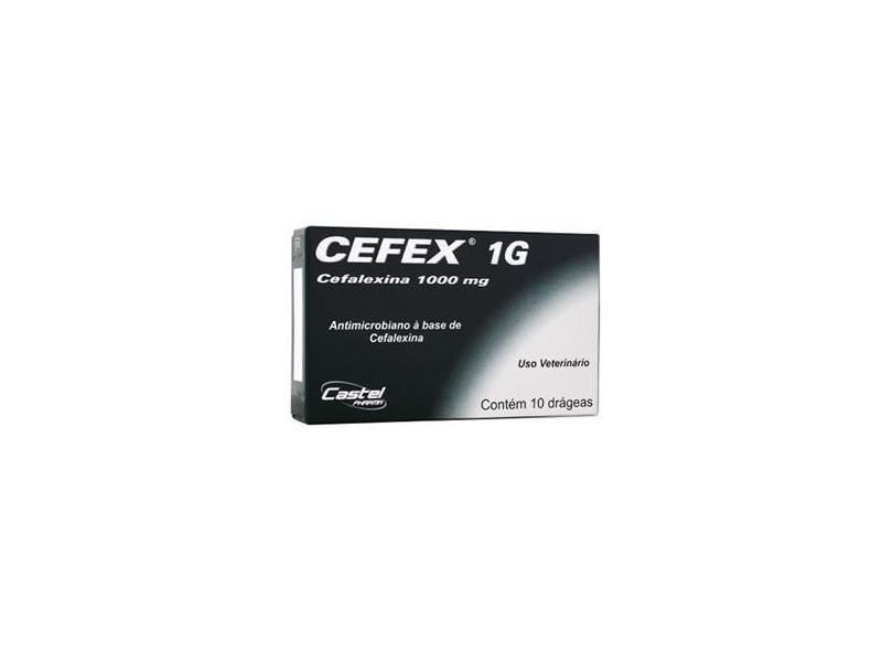 Cefex Cefalexina 1 G Com 10 Comprimidos com o Melhor Preço é no Zoom