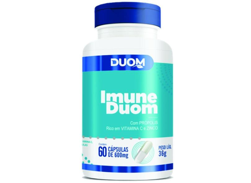 Imune Duom TOP Sitema Imunológico Com Própolis Vitamina C e Zinco 60 ...