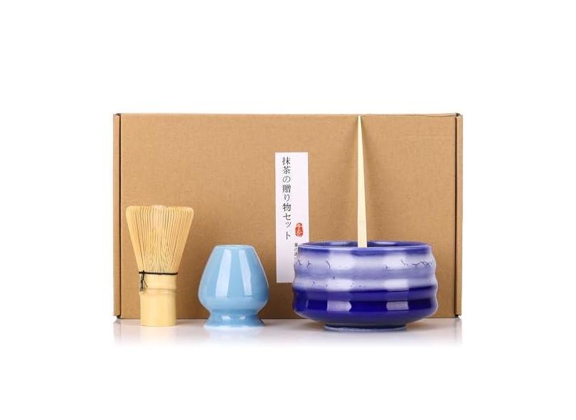 Conjunto Matcha, conjunto de chá japonês inclui tigela matcha, suporte ...
