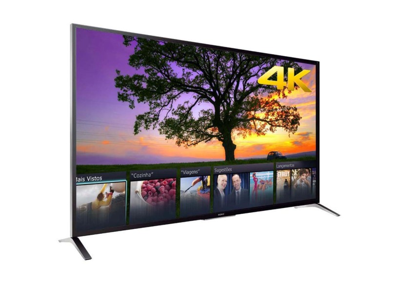 Smart TV TV LED 3D 70" Sony Bravia 4K XBR-70X855B 4 HDMI com o Melhor ...