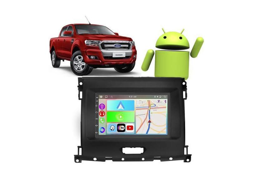 Multimidia Ford Ranger 2017 2018 2019 2020 2021 7" CarPlay Android Au ...