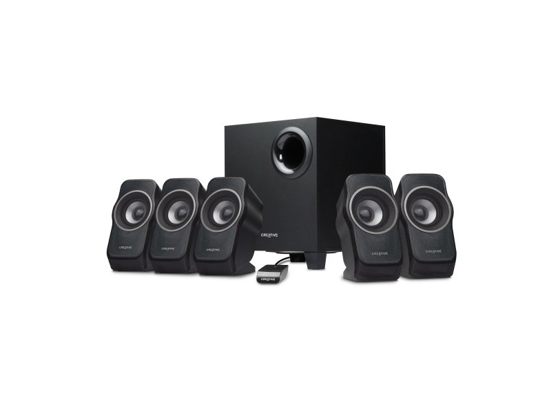 Home Theater Creative 5.1 Canais A520 com o Melhor Preço é no Zoom