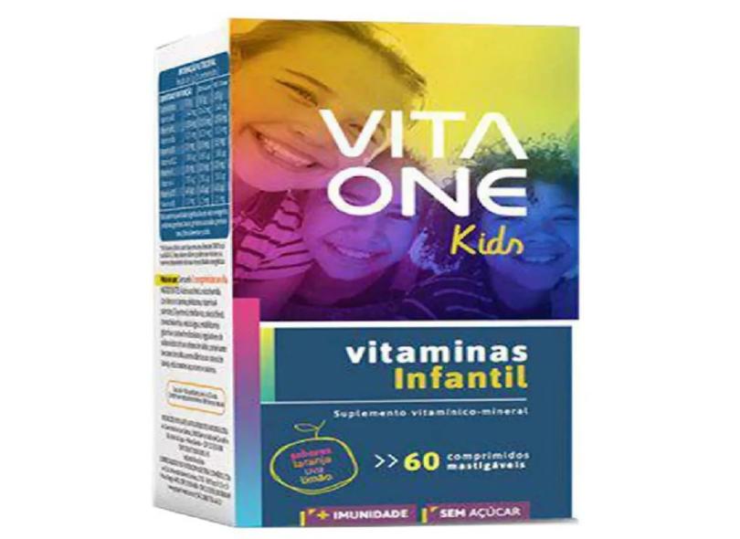 Vitaone kids polivitamínico c/60 cáps infantil com o Melhor Preço é no Zoom