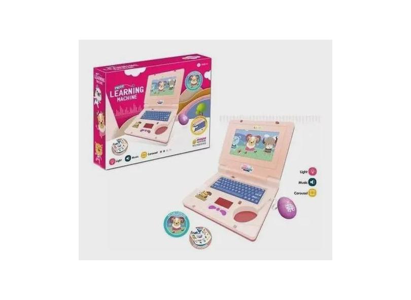 Laptop Computador Infantil Educativo Simulador Kids Com Mouse ...