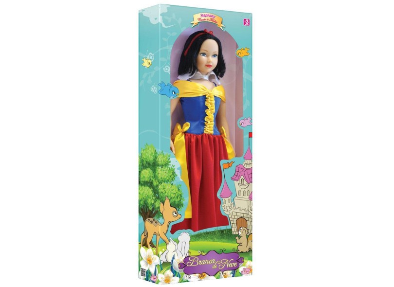 Boneca Stephany Branca de Neve Baby Brink com o Melhor Preço é no Zoom