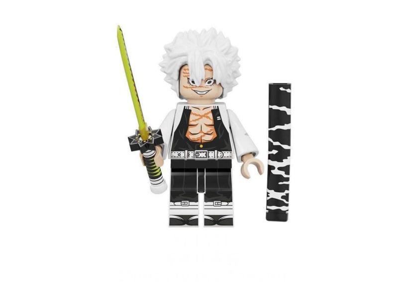 Boneco Bloco De Montar Demon Slayer Shinazugawa Sanemi Anime com o ...