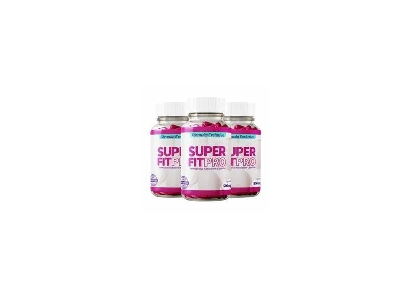Kit Com 3 Super Fit Pro 500mg - 180 cápsulas em Promoção é no Buscapé