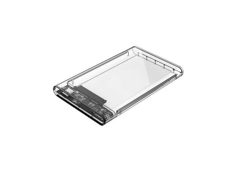 Case Hd Externo Transparente Sata 2.5 Usb 3.0 Gaveta Pc Note com o ...