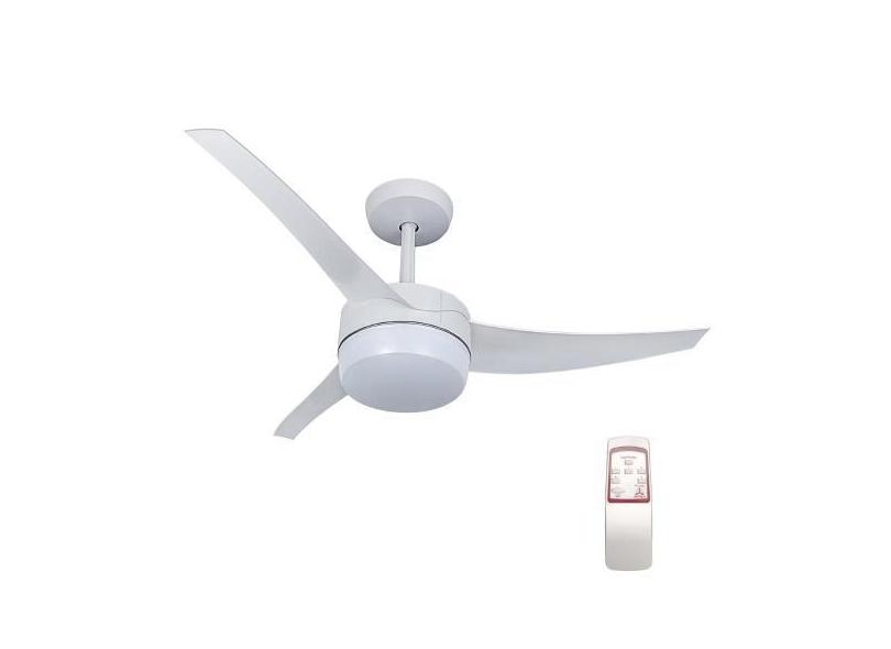 Ventilador De Teto Venti-Delta Lunik 3 Pás Branco C/Controle Remoto em ...