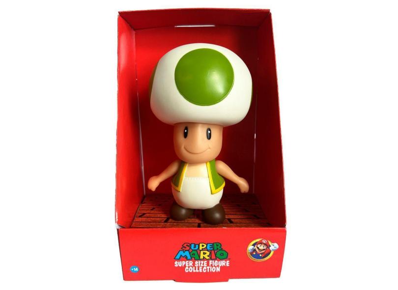 Boneco Toad Verde Articulado Brinquedo Super Mario Bros com o Melhor ...