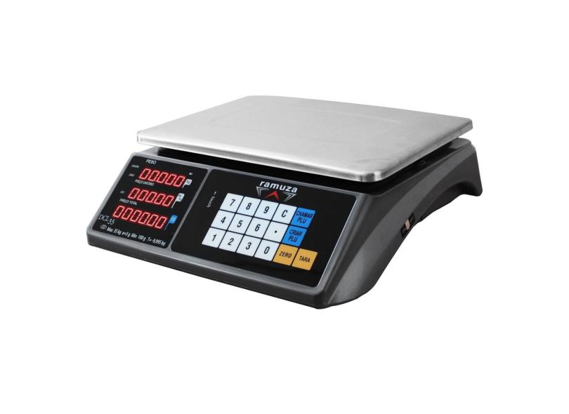 Balança Digital Computadora 35Kg Ramuza Escala Simples C/ Bateria com o ...
