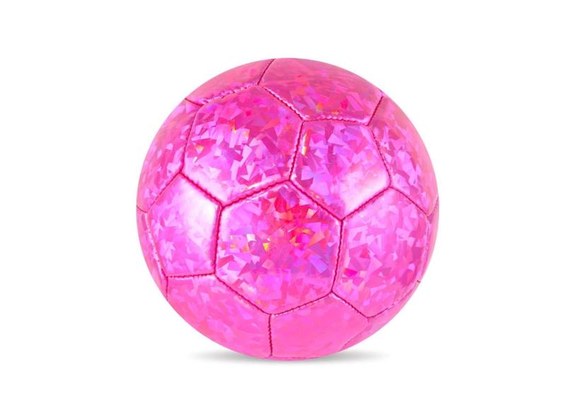 Mini bola de futebol dlugopis Sparkling Pink tamanho 2 para crianças ...