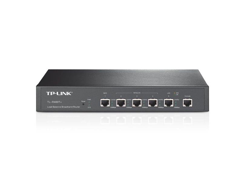 Roteador Broadband TP-LINK TL-R480T+ Load Balance 2 Portas WAN e 3 ...