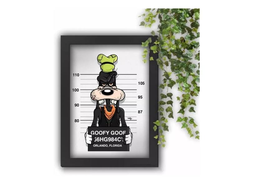 Quadro Sem Furar À Parede - Pateta em Promoção é no Buscapé