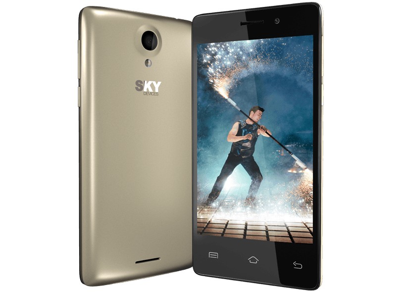 Smartphone Sky Devices Fuego 4.0D 2,0 MP Android 4.4 (Kit Kat) Wi-Fi ...