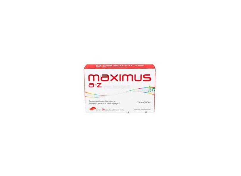 Suplemento Vitamínico Maximus A-Z Com 90 Cápsulas com o Melhor Preço é ...