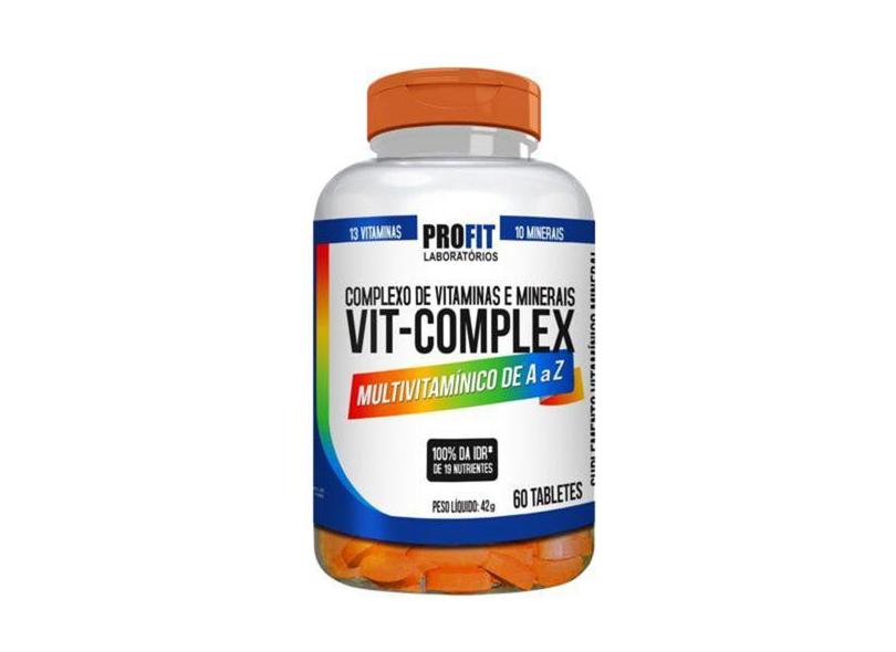 Vit-Complex Complexo Multivitamínico De A A Z 60 Tabletes - Profit em ...