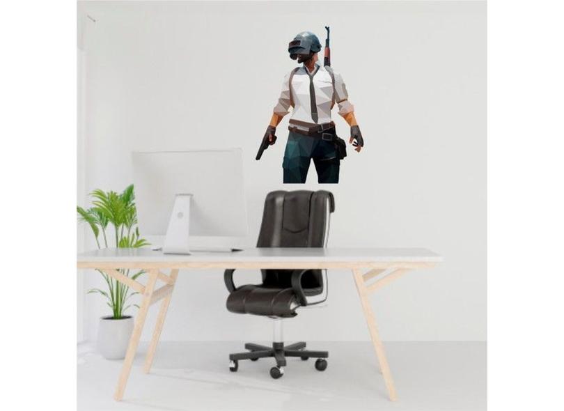 Adesivo de Parede PUBG jogo Mod70 tamanho 80cmx50cm com o Melhor Preço ...