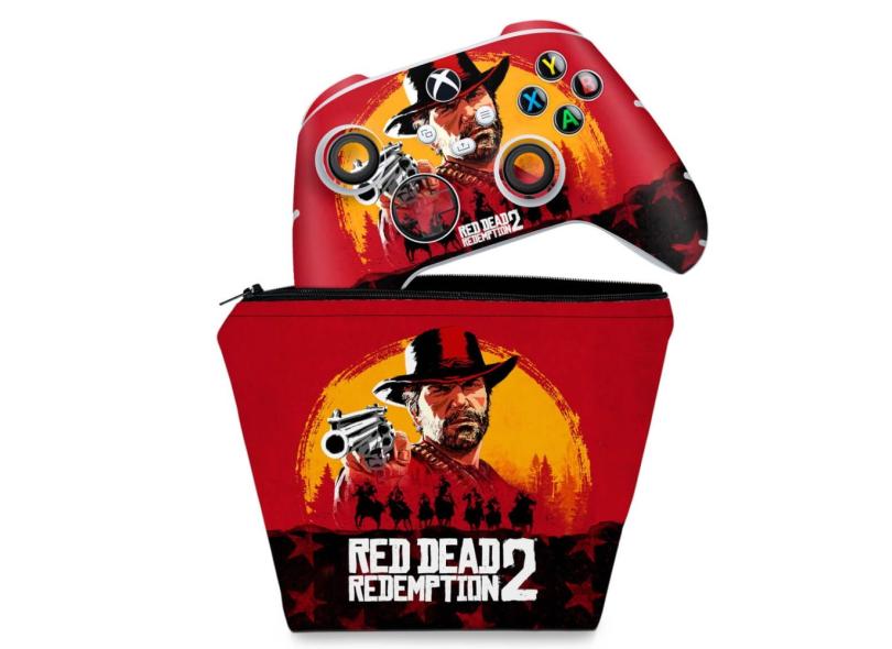 Capa Case e Skin Adesivo Xbox Series S X Controle - Red Dead Redemption ...