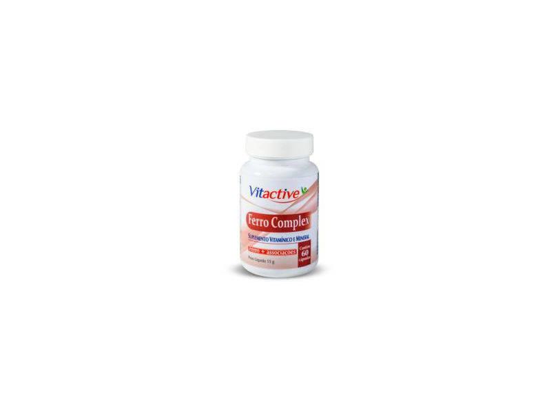Ferro Complex Polivitamínico 250 mg 60 Cápsulas Vitactive com o Melhor ...