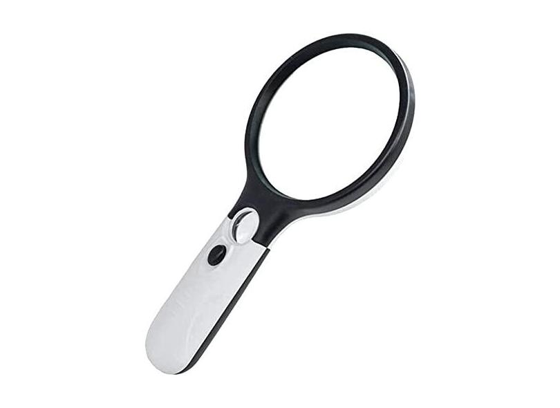 Lupa Lupa iluminada Lupa de vidro duplo de luz colocada Espelho grande ...