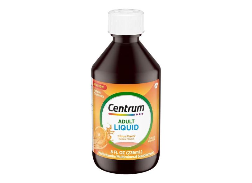 Centrum Adulto Liquido Multivitamínico Sabor Cítrico 236ml com o Melhor ...