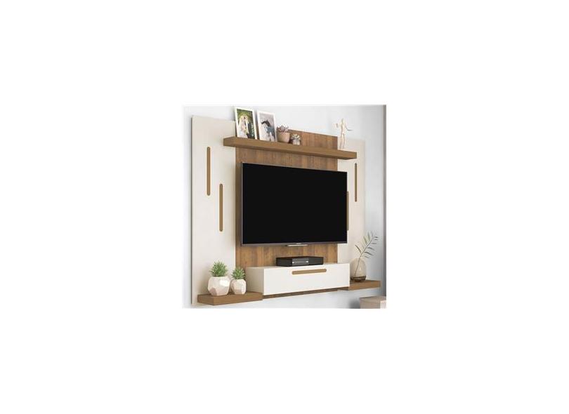 Painel Para Tv Até 50 Polegadas Cronos Off White/pinho - Artely em ...